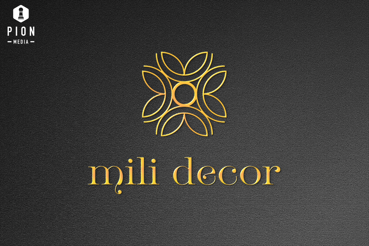Creare logo Mili Decor – Din pasiune pentru design interior - Pion Media